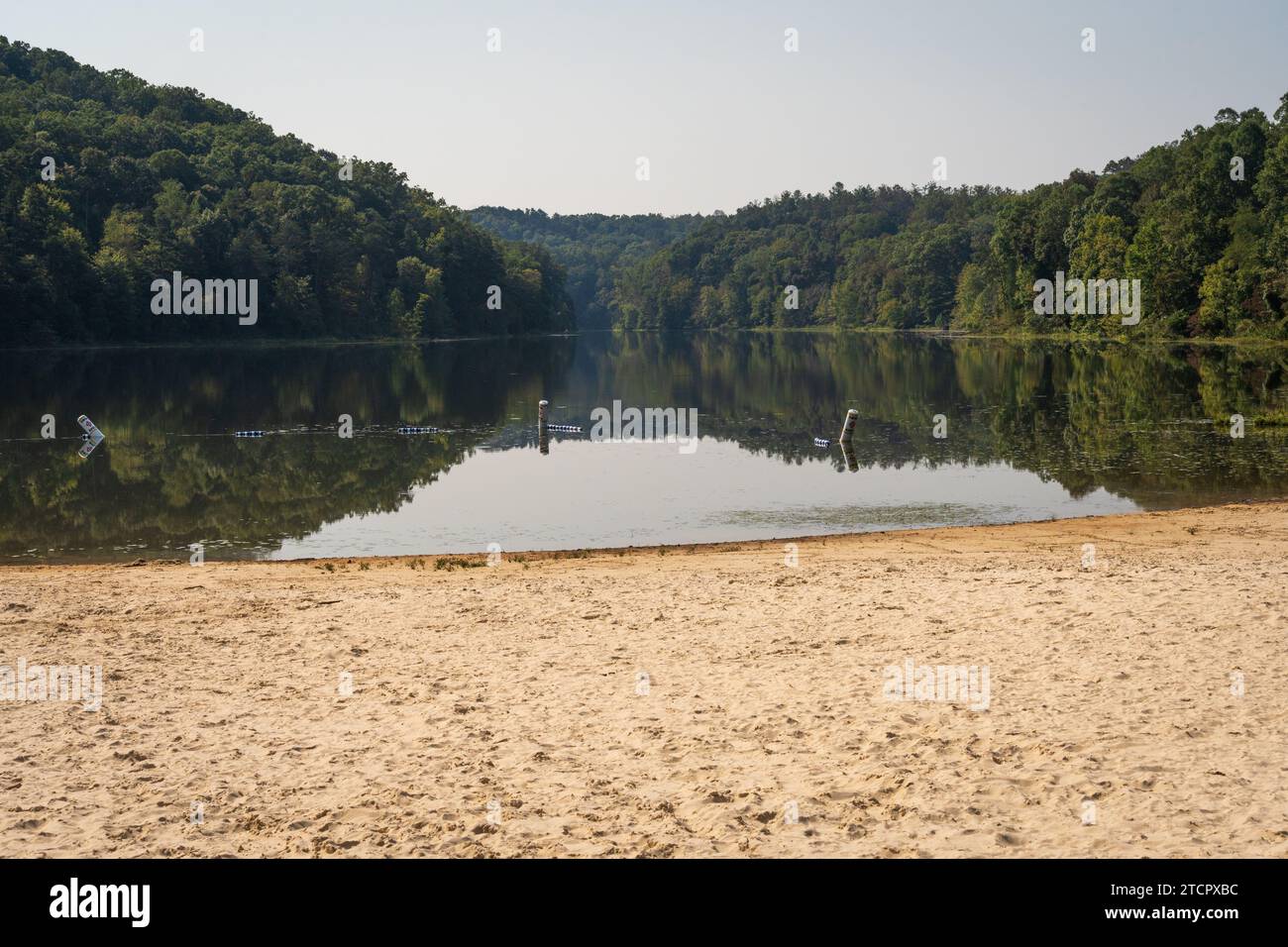 Lake Vesuvius Recreation Area at Wayne National Forest in Ohio Stock ...