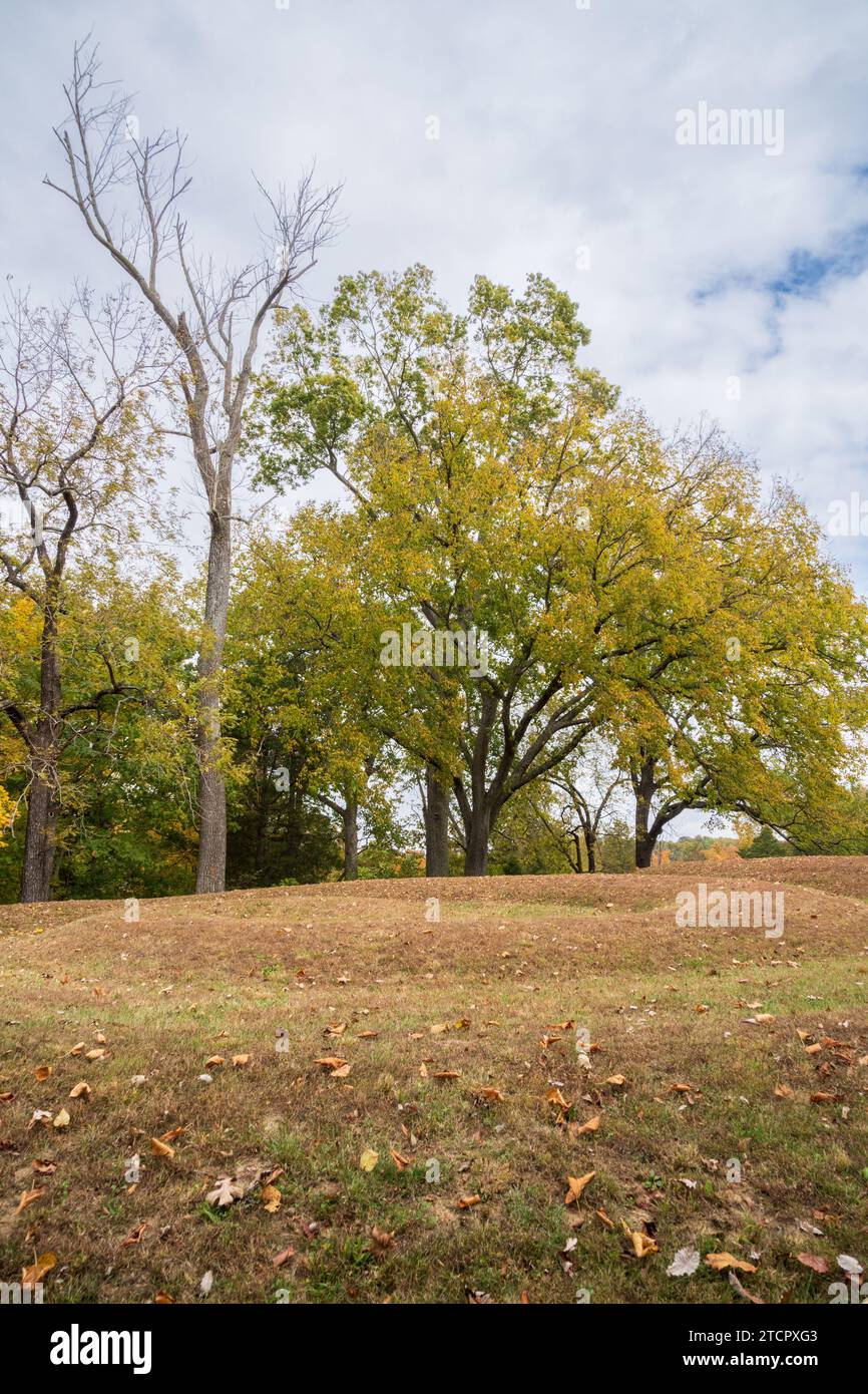 The Serpent Mound State Memorial, Effigy Mound in Peebles, Ohio Stock ...