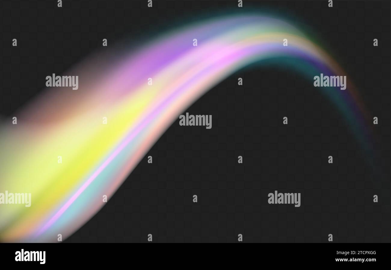 Overlay for backgrounds. Triangular prism concept. A set of colorful ...