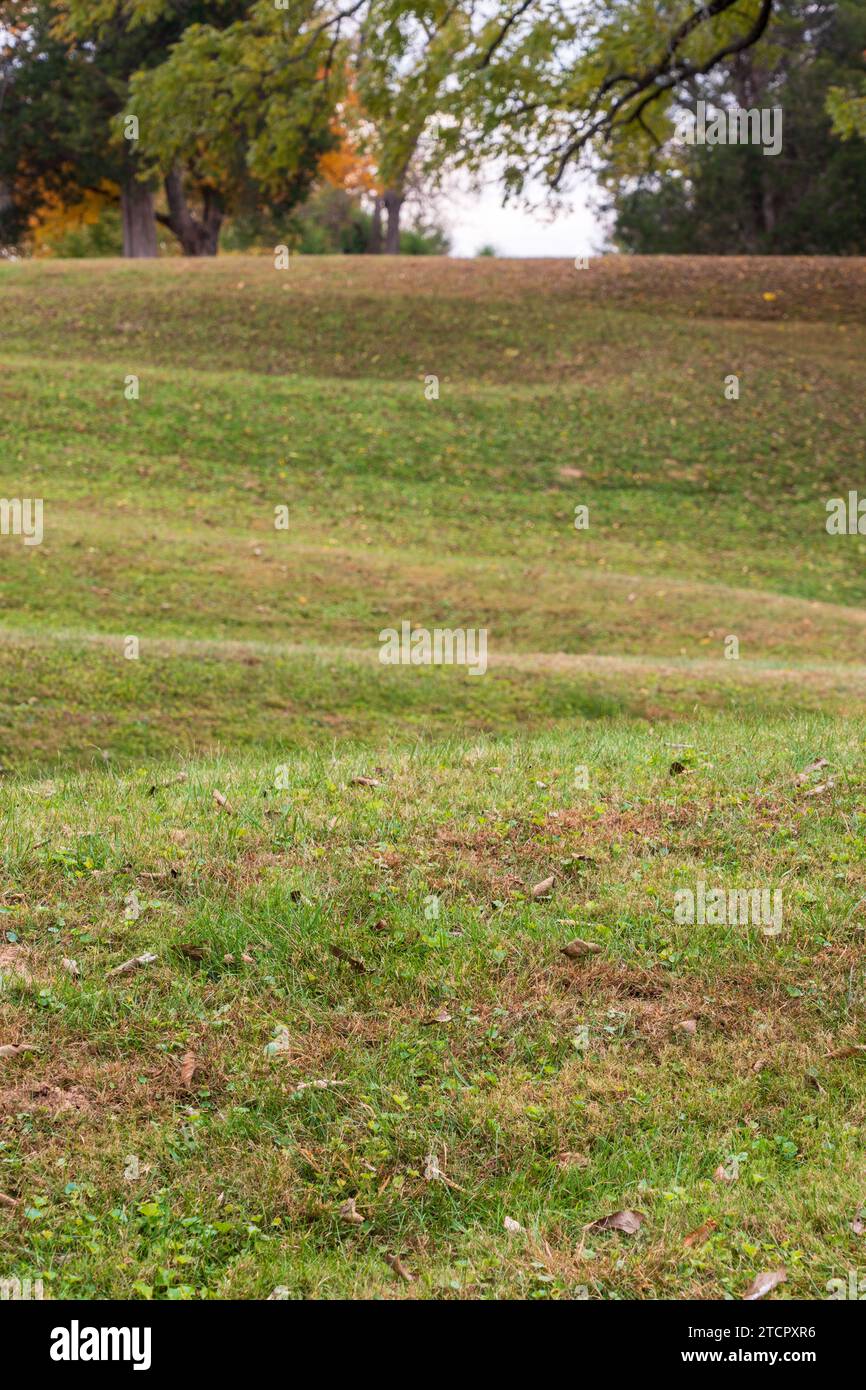 The Serpent Mound State Memorial, Effigy Mound in Peebles, Ohio Stock ...