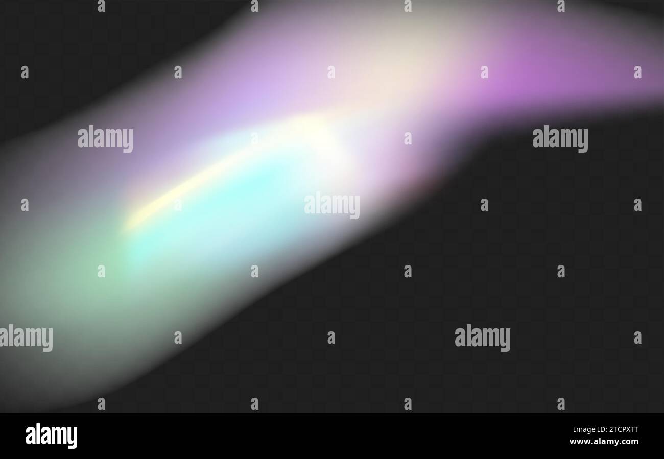 Overlay for backgrounds. Triangular prism concept. A set of colorful vector lens, crystal ...