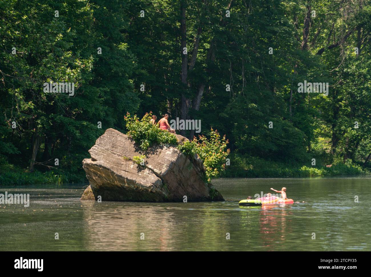 Lake Vesuvius Recreation Area at Wayne National Forest in Ohio Stock ...