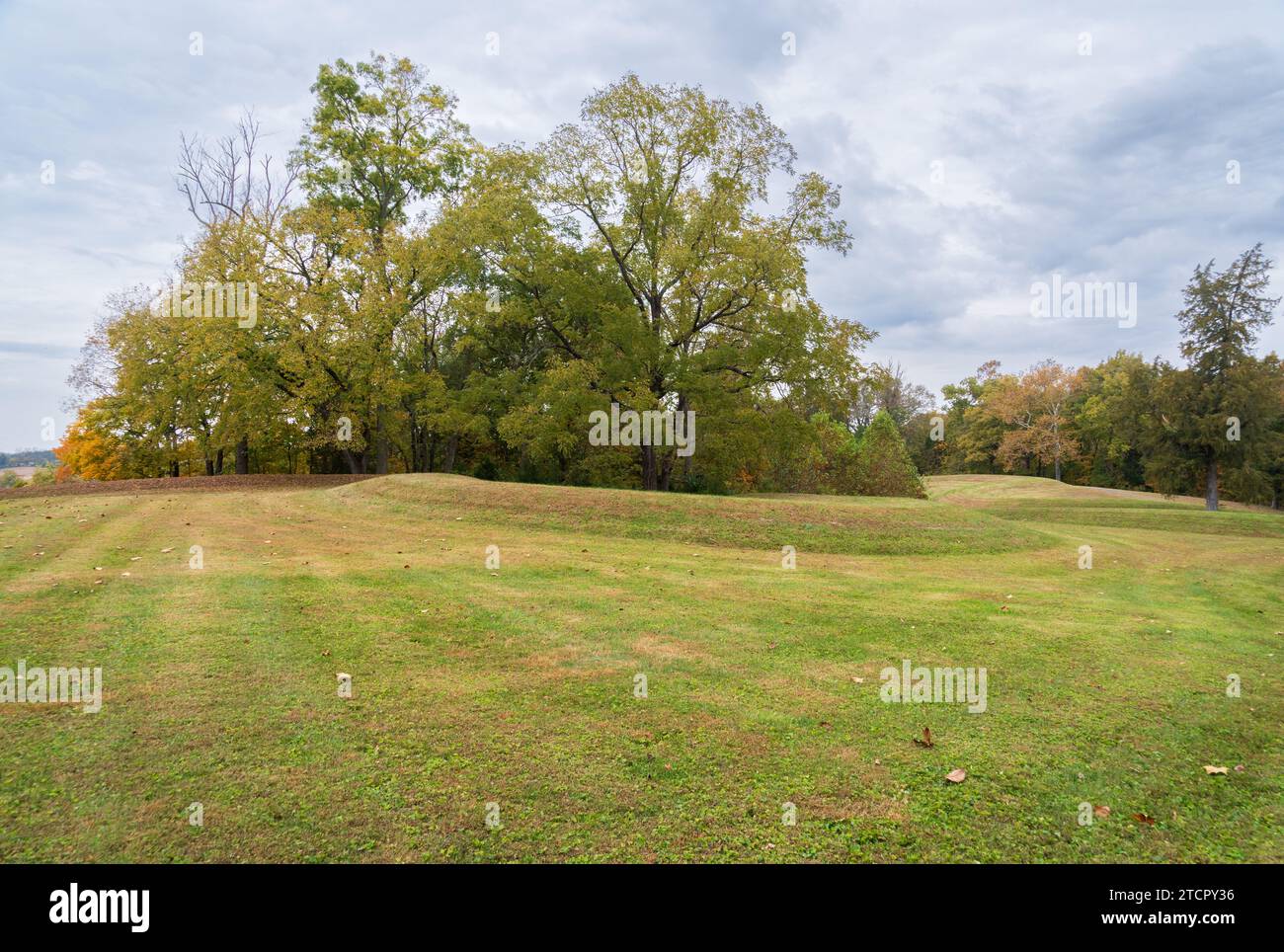 The Serpent Mound State Memorial, Effigy Mound in Peebles, Ohio Stock ...