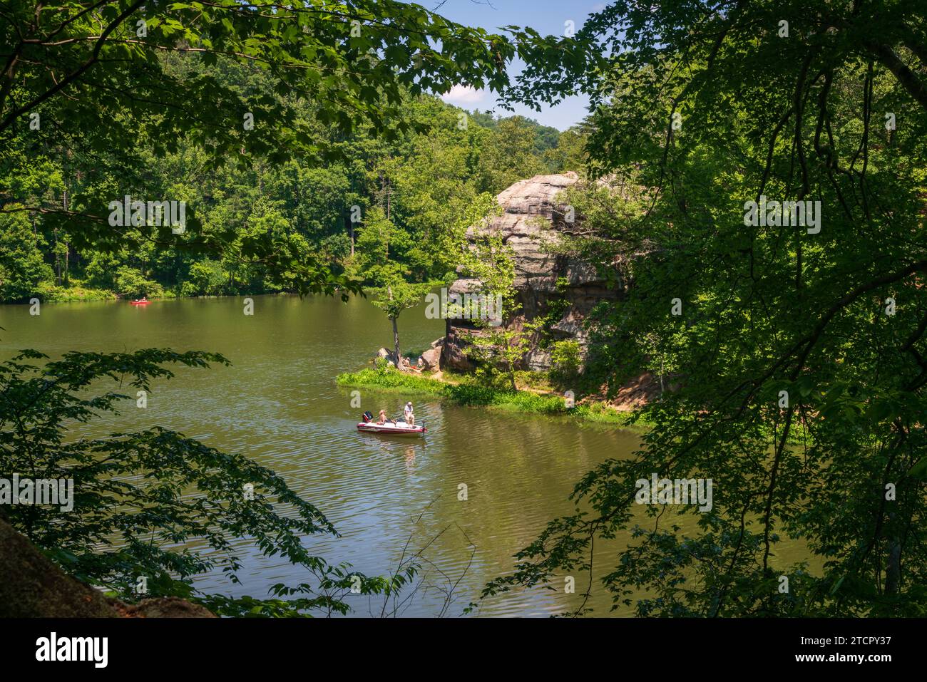 Lake Vesuvius Recreation Area at Wayne National Forest in Ohio Stock ...