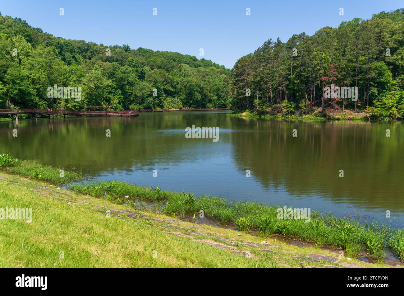 Lake Vesuvius Recreation Area at Wayne National Forest in Ohio Stock ...