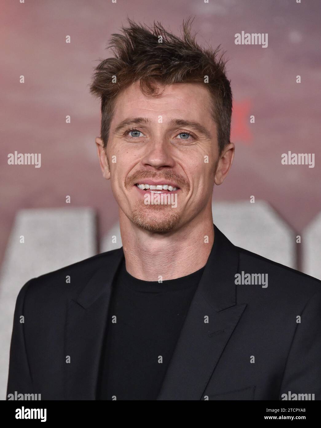 Hollywood, USA. 13th Dec, 2023. Garrett Hedlund arriving to the ‘Rebel ...