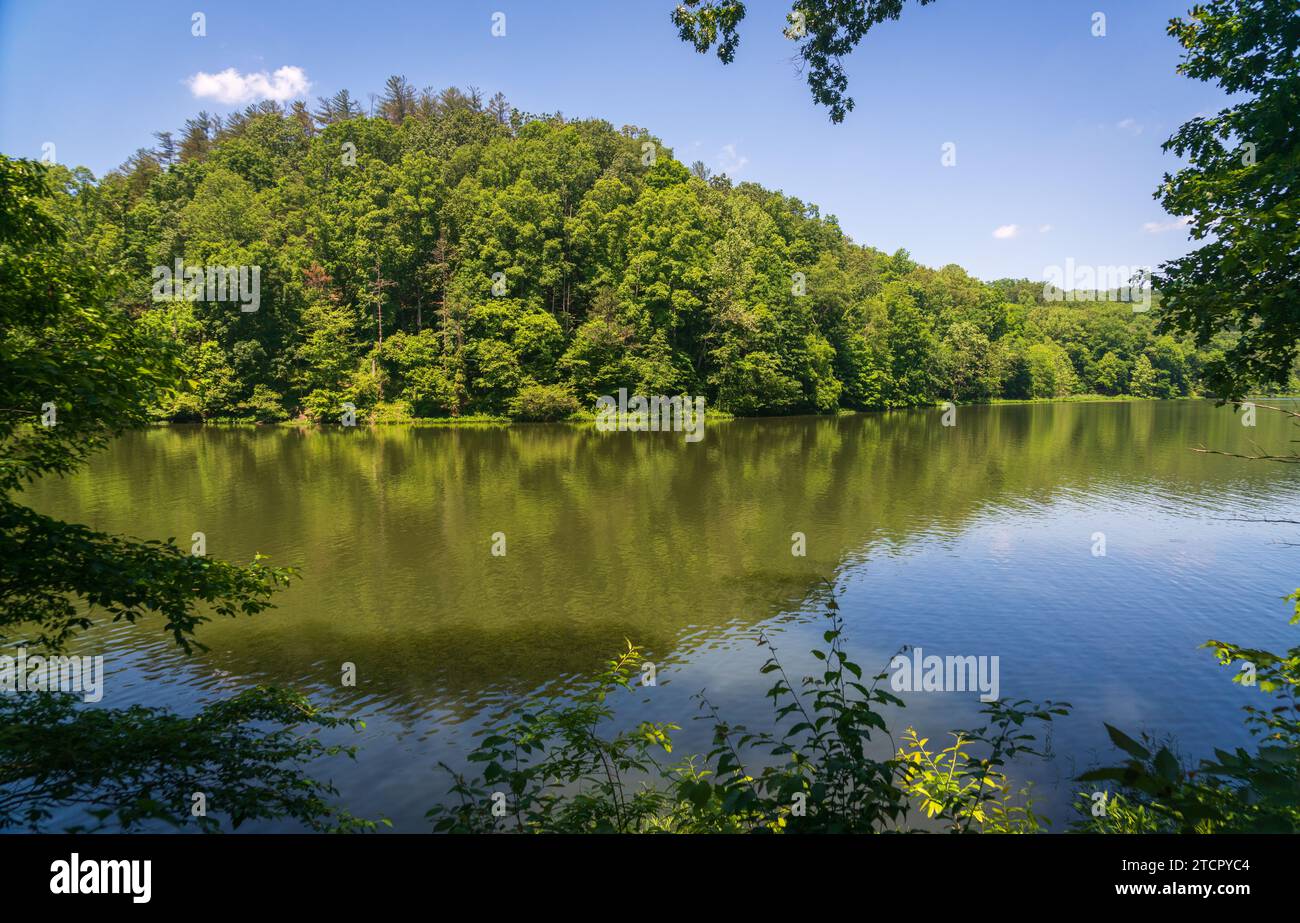 Lake Vesuvius Recreation Area at Wayne National Forest in Ohio Stock ...