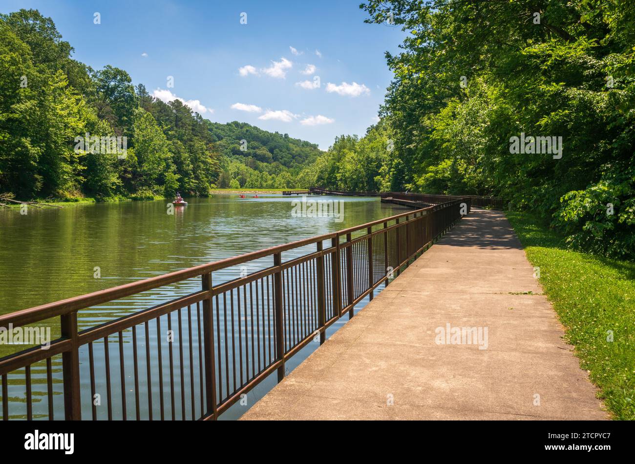 Lake Vesuvius Recreation Area at Wayne National Forest in Ohio Stock ...