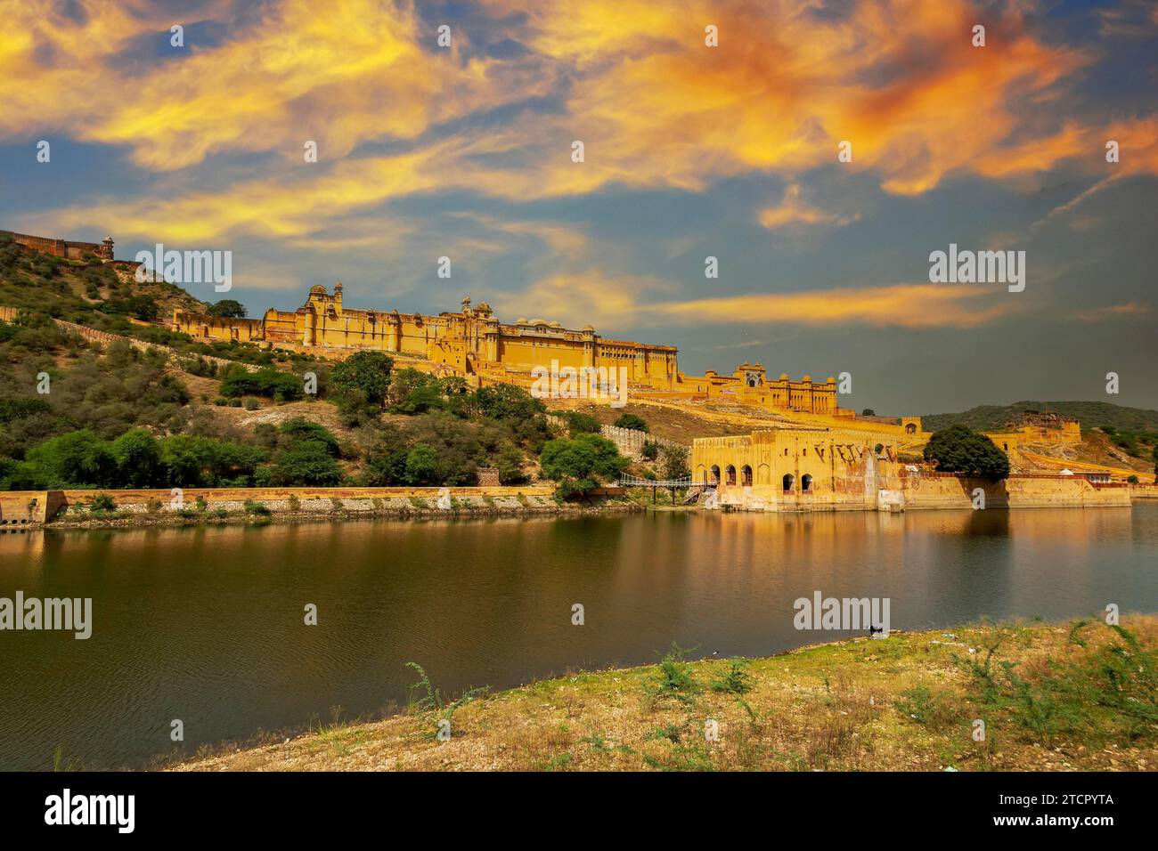 Amer Fort Located high up on a hill, it is the tourist attraction ...