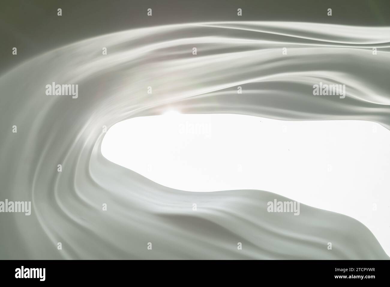 wavy pattern of modern ceiling decoration. gypsum texture Stock Photo ...