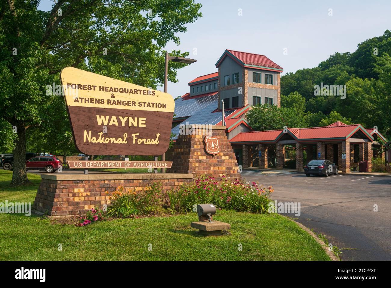The Wayne National Forest Welcome Center, Ohio Stock Photo - Alamy