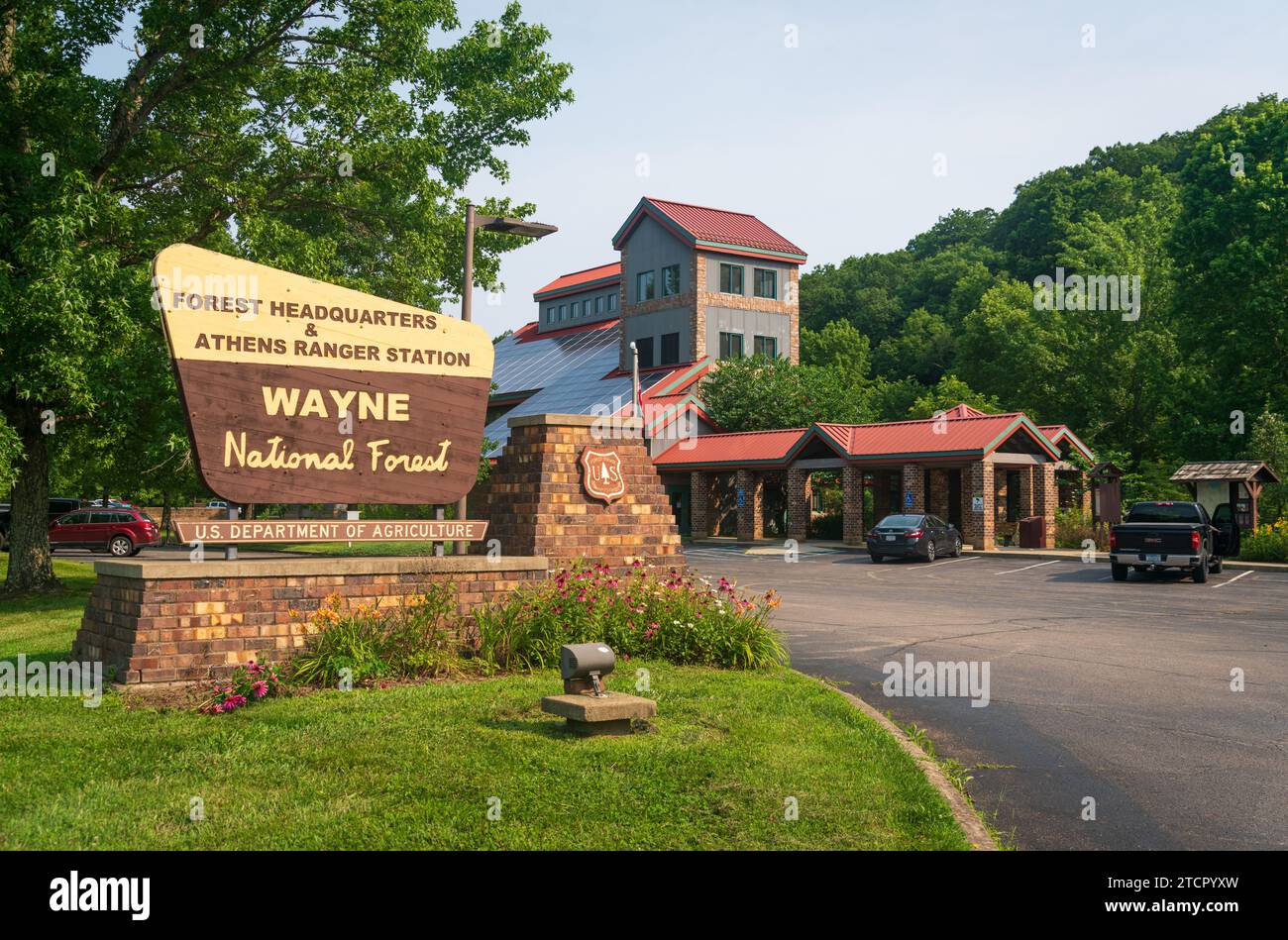 Wayne national forest maps hi-res stock photography and images - Alamy