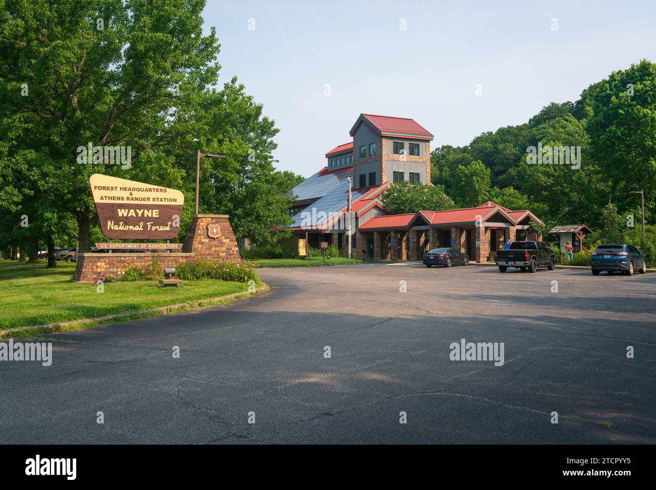 The Wayne National Forest Welcome Center, Ohio Stock Photo - Alamy