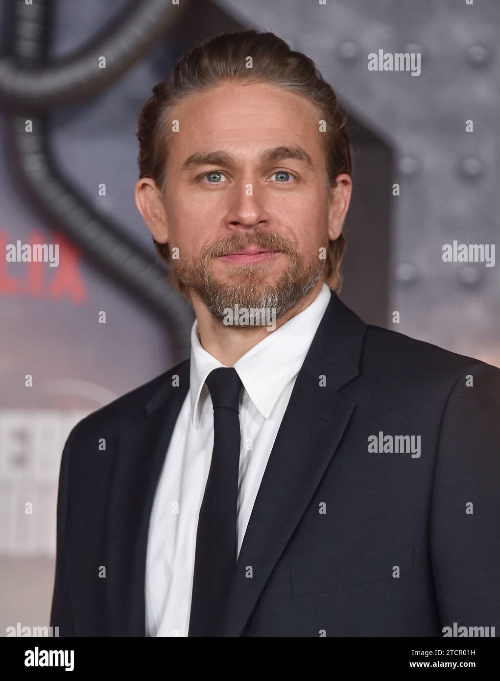 Hollywood, USA. 13th Dec, 2023. Charlie Hunnam arriving to the ‘Rebel ...