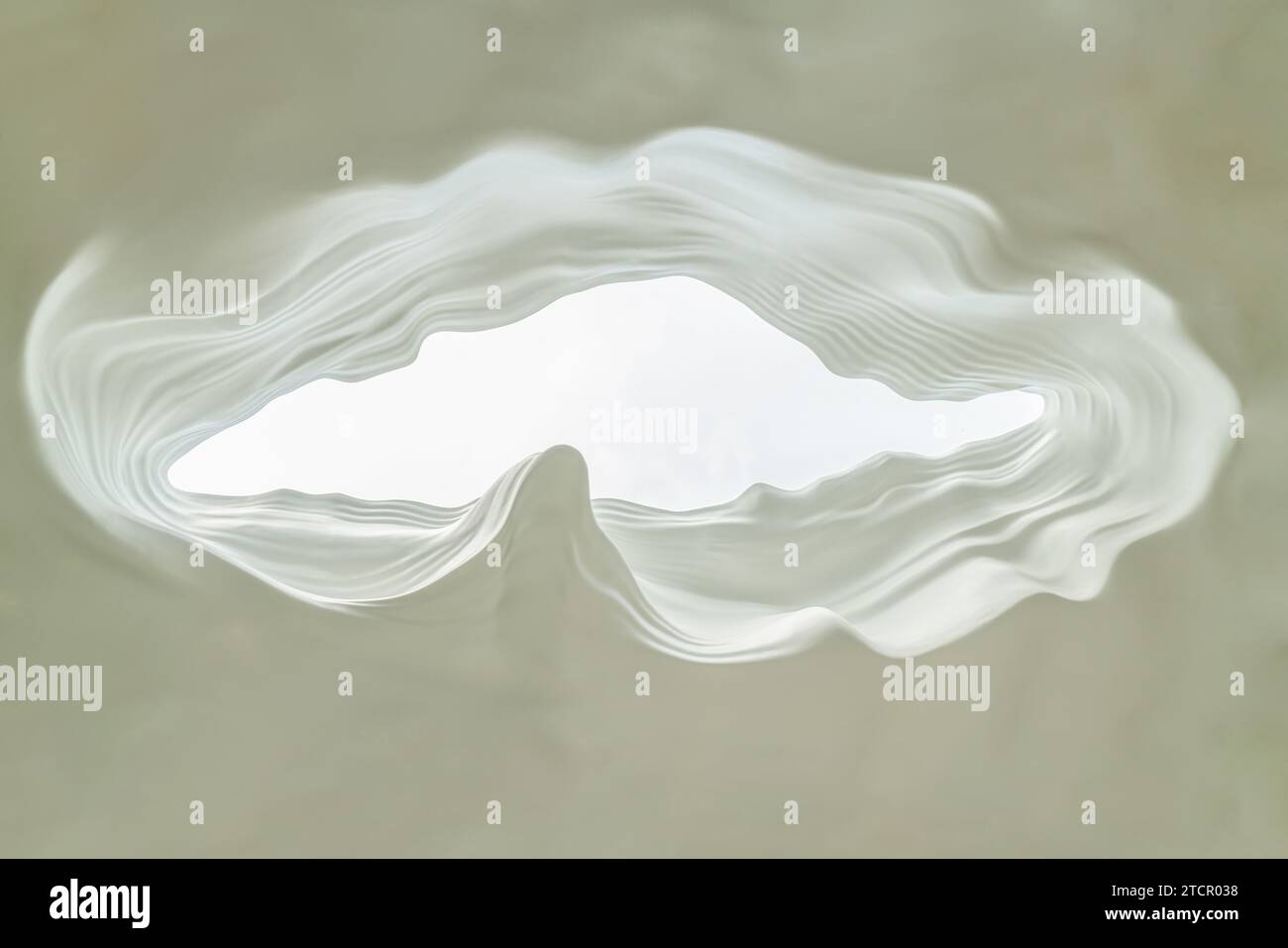 wavy pattern of modern ceiling decoration. gypsum texture Stock Photo ...