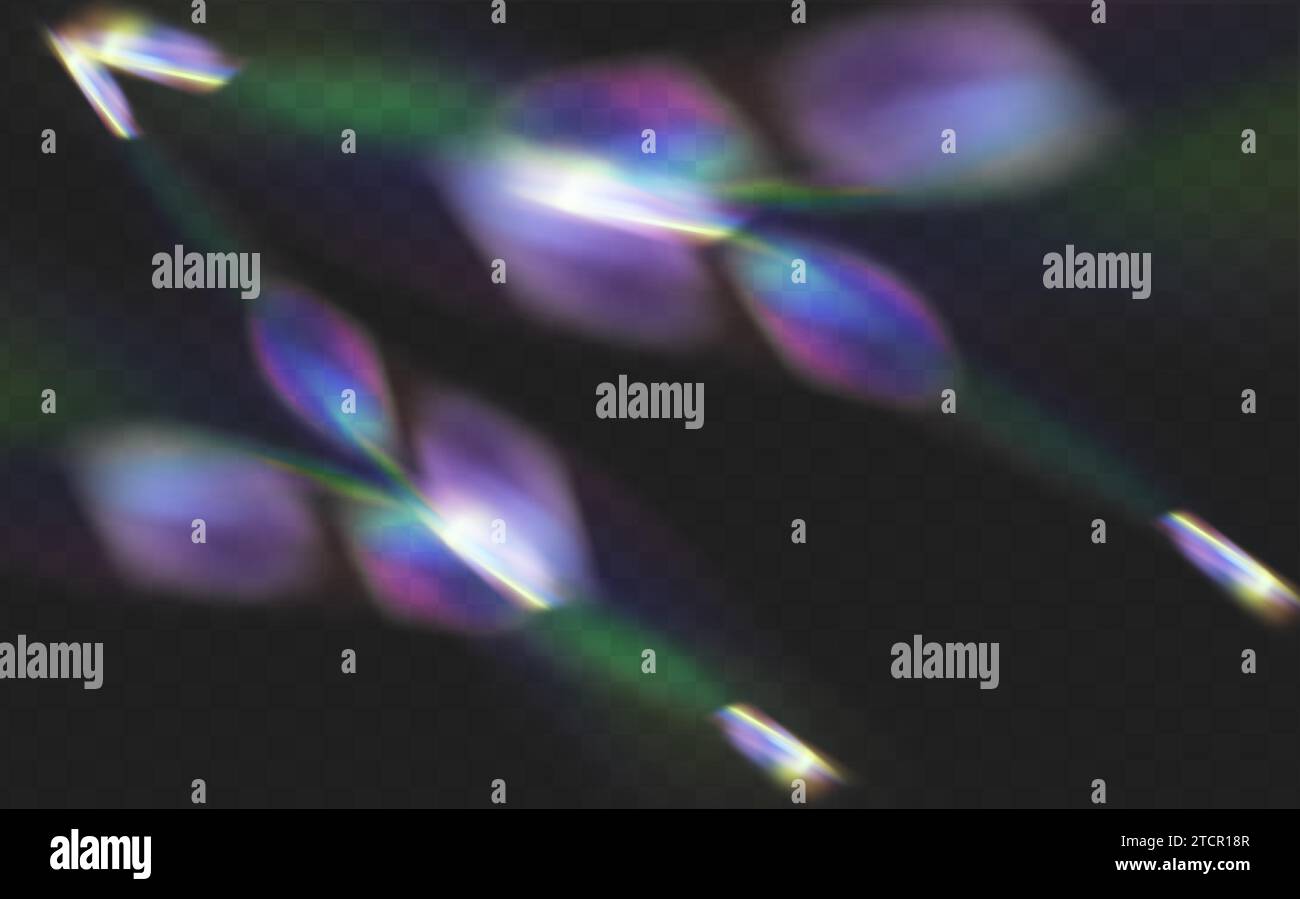 Overlay for backgrounds. Triangular prism concept. A set of colorful ...