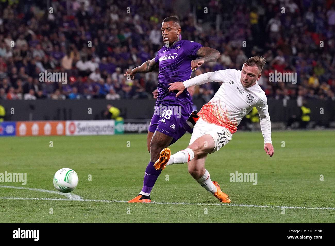File photo dated 07-06-2023 of Jarrod Bowen, who netted a late goal as ...