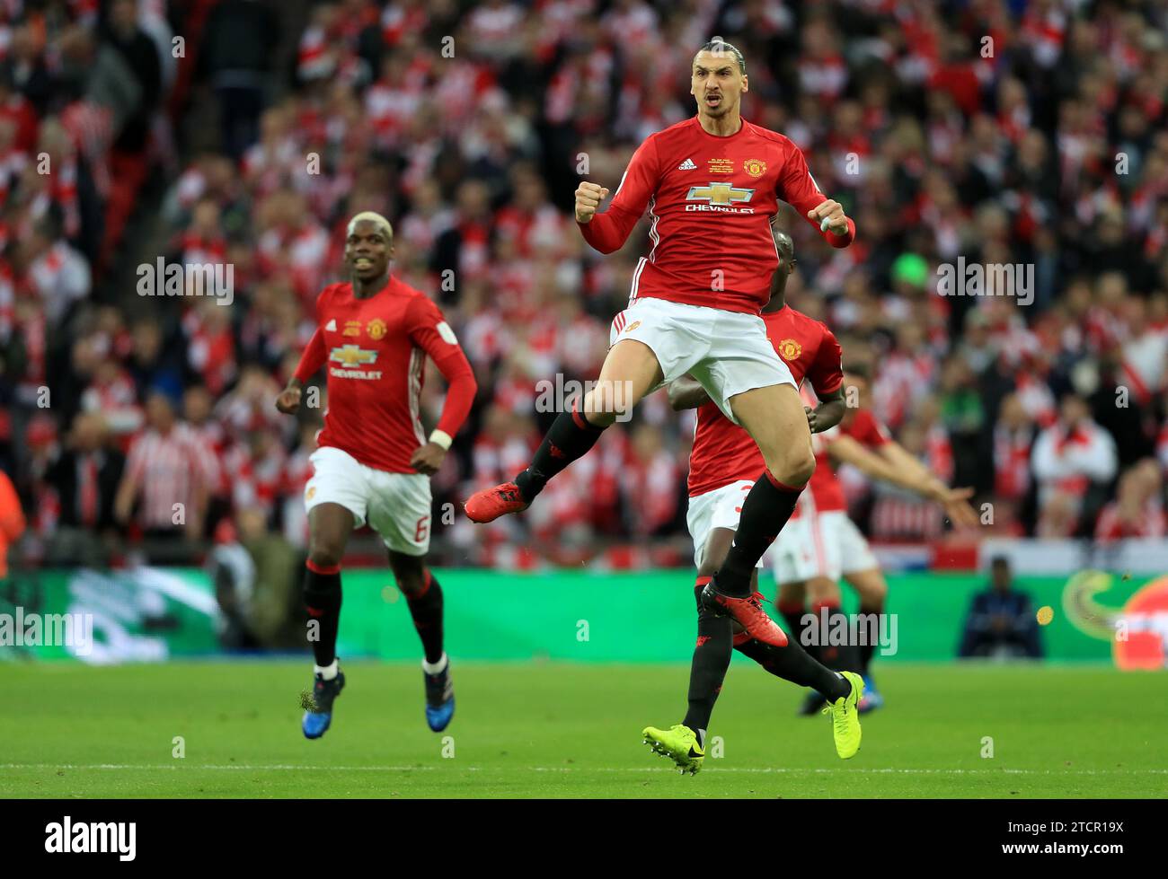 File photo dated 26-02-2017 of Manchester United's Zlatan Ibrahimovic ...