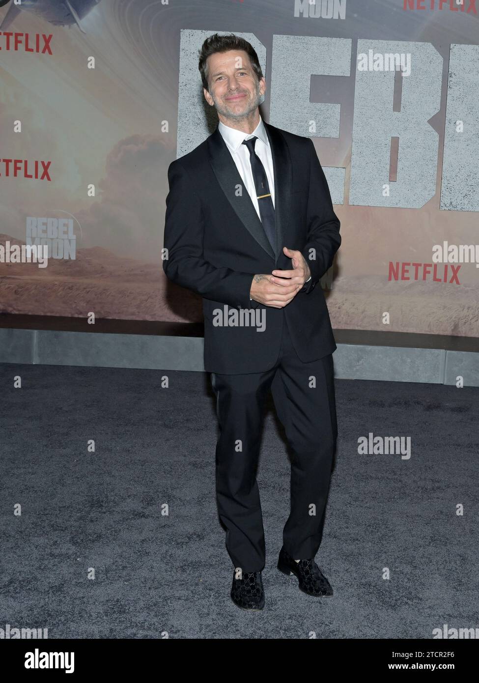 December 13, 2023, Hollywood, California, United States: Zack Snyder ...