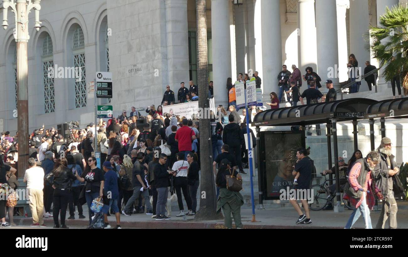 Los Angeles, California, USA 13th December 2023 Fans attend Musician ...