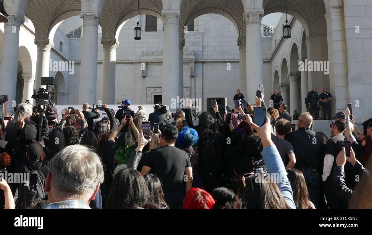 Los Angeles, California, USA 13th December 2023 Musician/Singers Dave ...