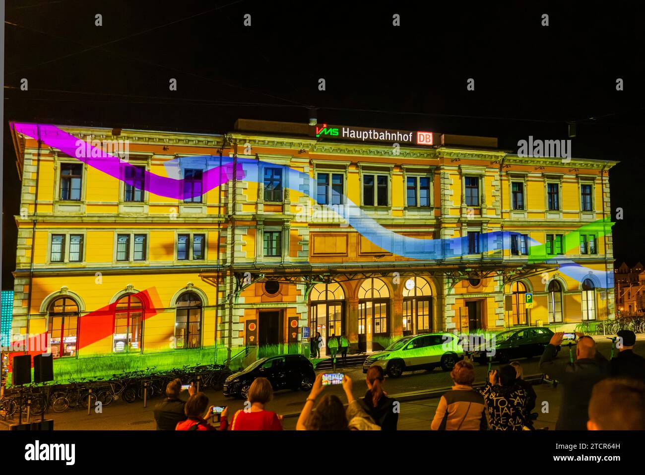 Chemnitz Light our Vision Festival of Lights Stock Photo - Alamy