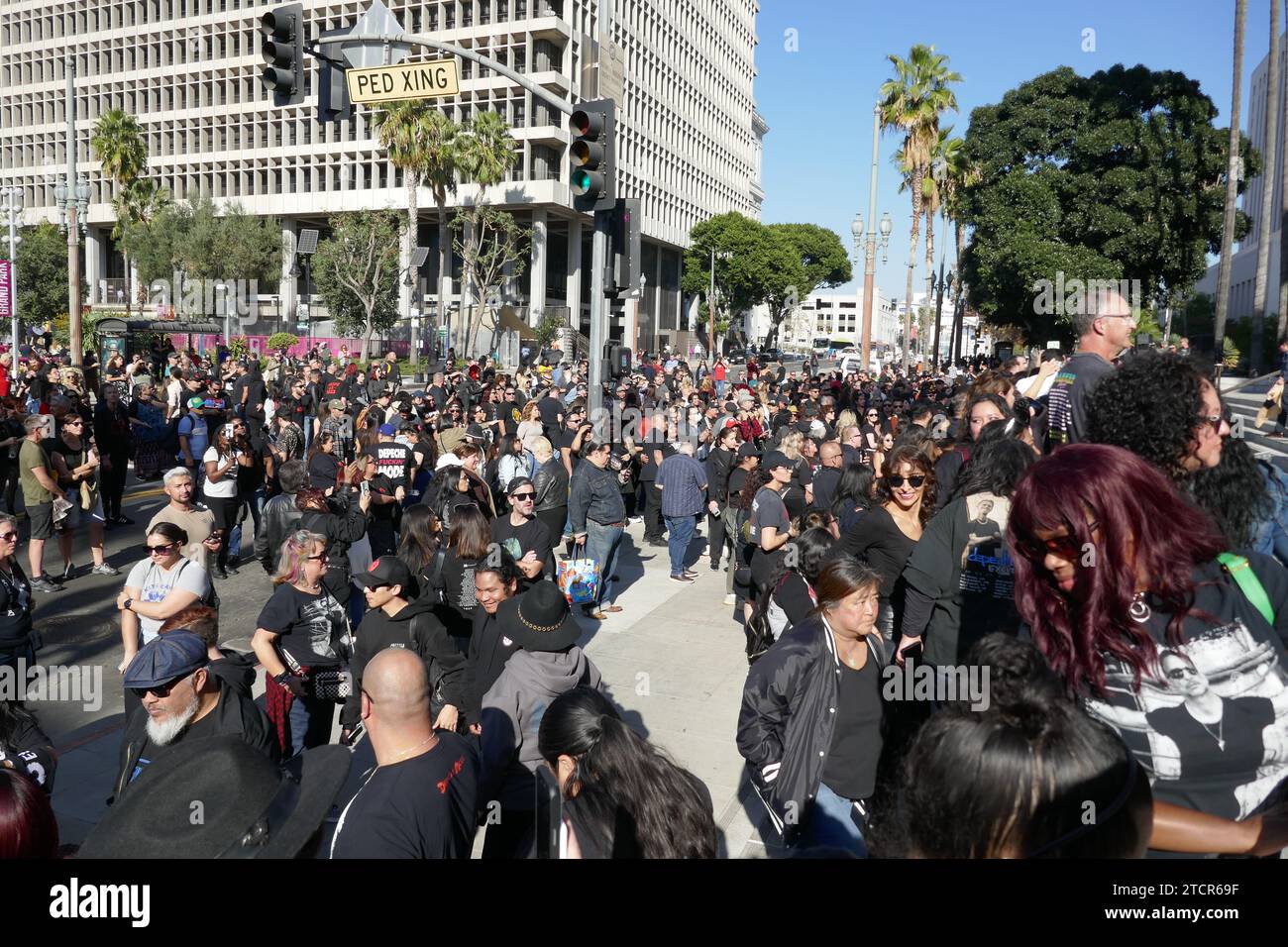 Los Angeles, California, USA 13th December 2023 Fans attend Musician ...