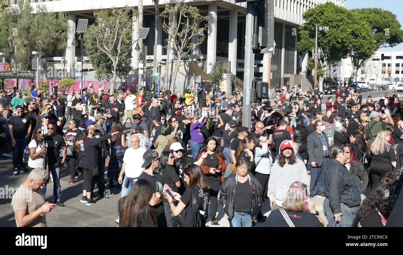 Los Angeles, California, USA 13th December 2023 Fans attend Musician ...