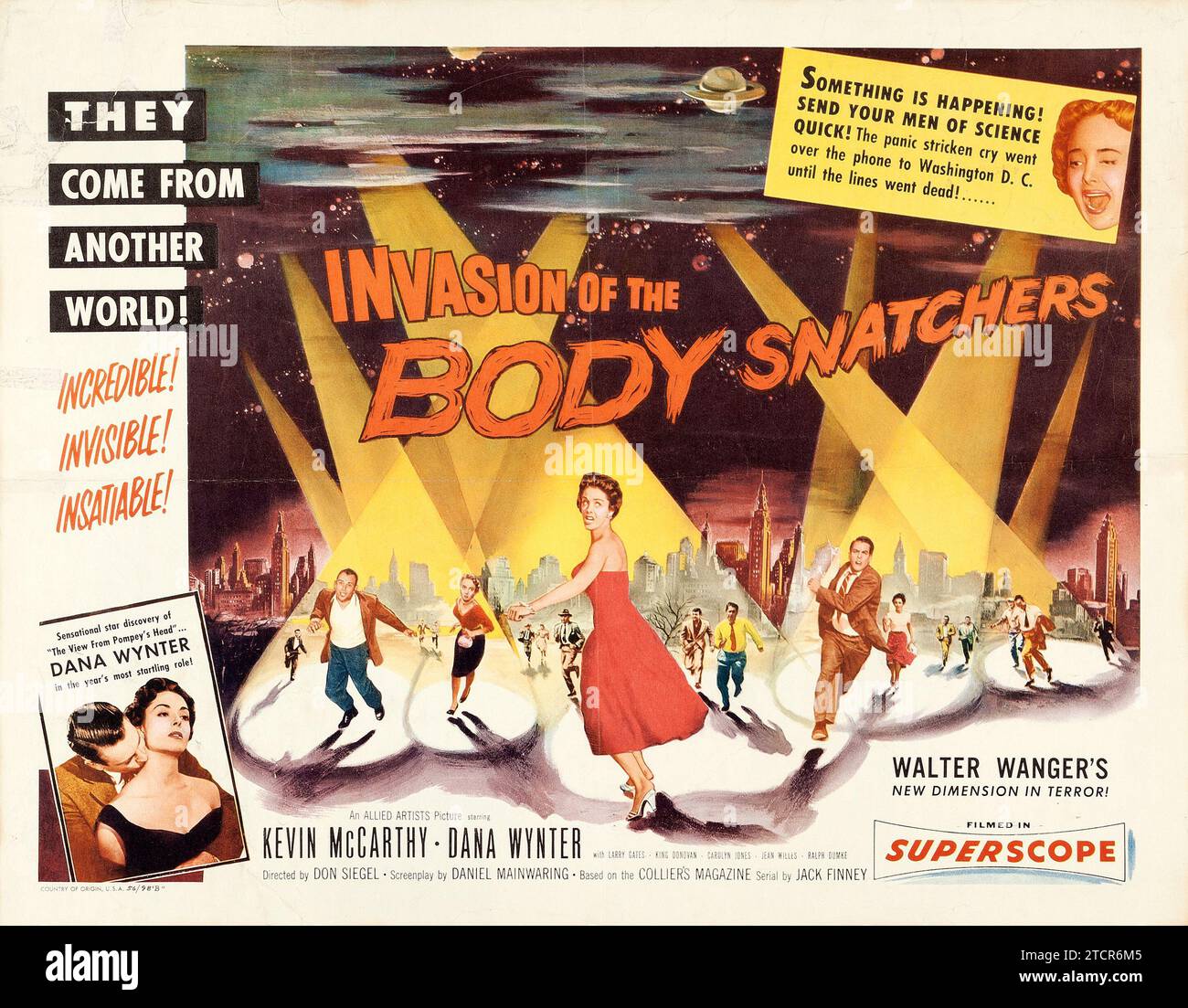 Invasion of the Body Snatchers (Allied Artists, 1956). Half Sheet ...