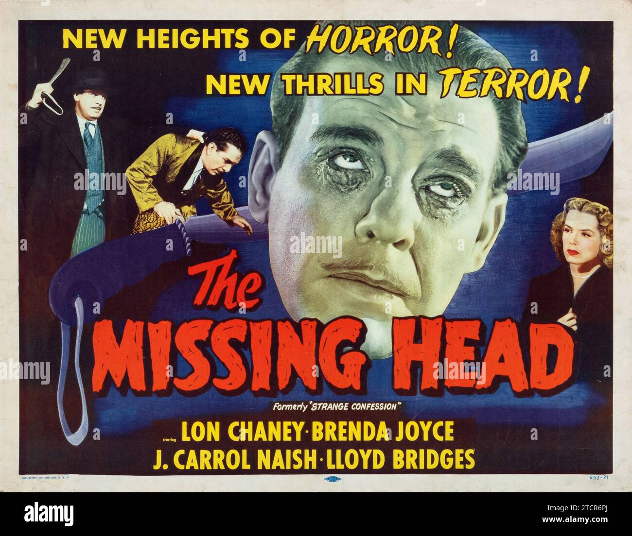 Strange Confession (Realart, Remake, 1953) Reissue Title is The Missing ...