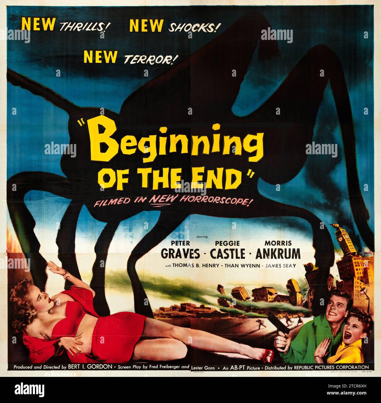 Vintage horror movie poster hi-res stock photography and images - Alamy