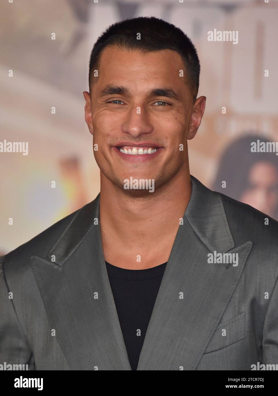 Staz Nair attends the premiere of "Rebel Moon - Part One: A Child of ...