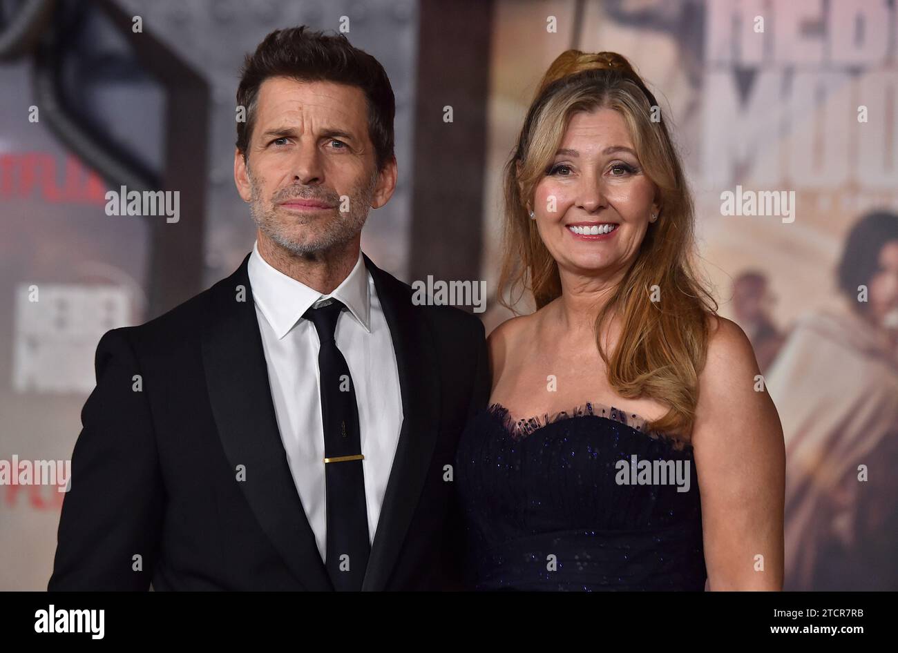 Zack Snyder, left, and Deborah Snyder attend the premiere of "Rebel ...