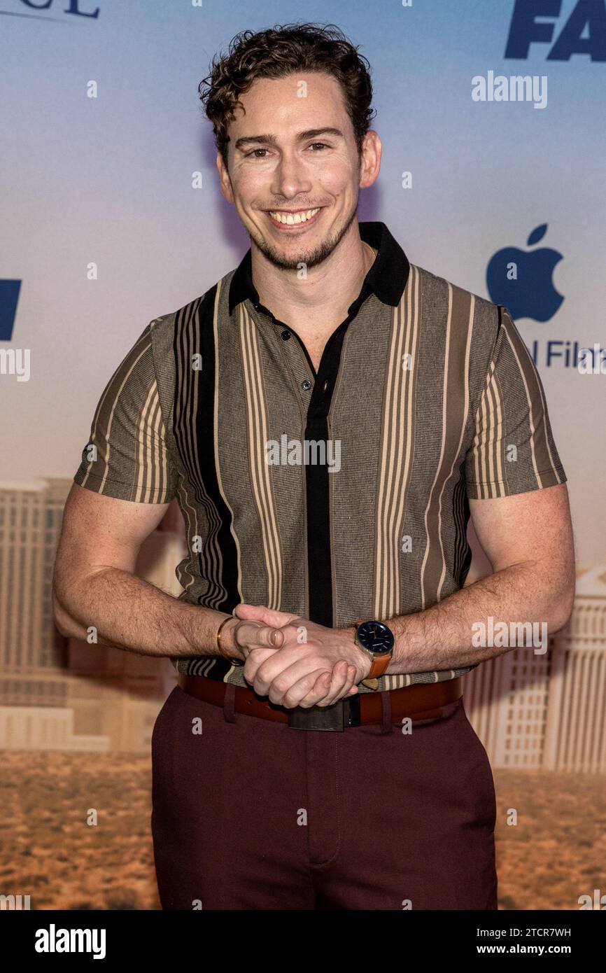 Las Vegas, USA. 13th Dec, 2023. Kellen Boyle attends the world premiere ...