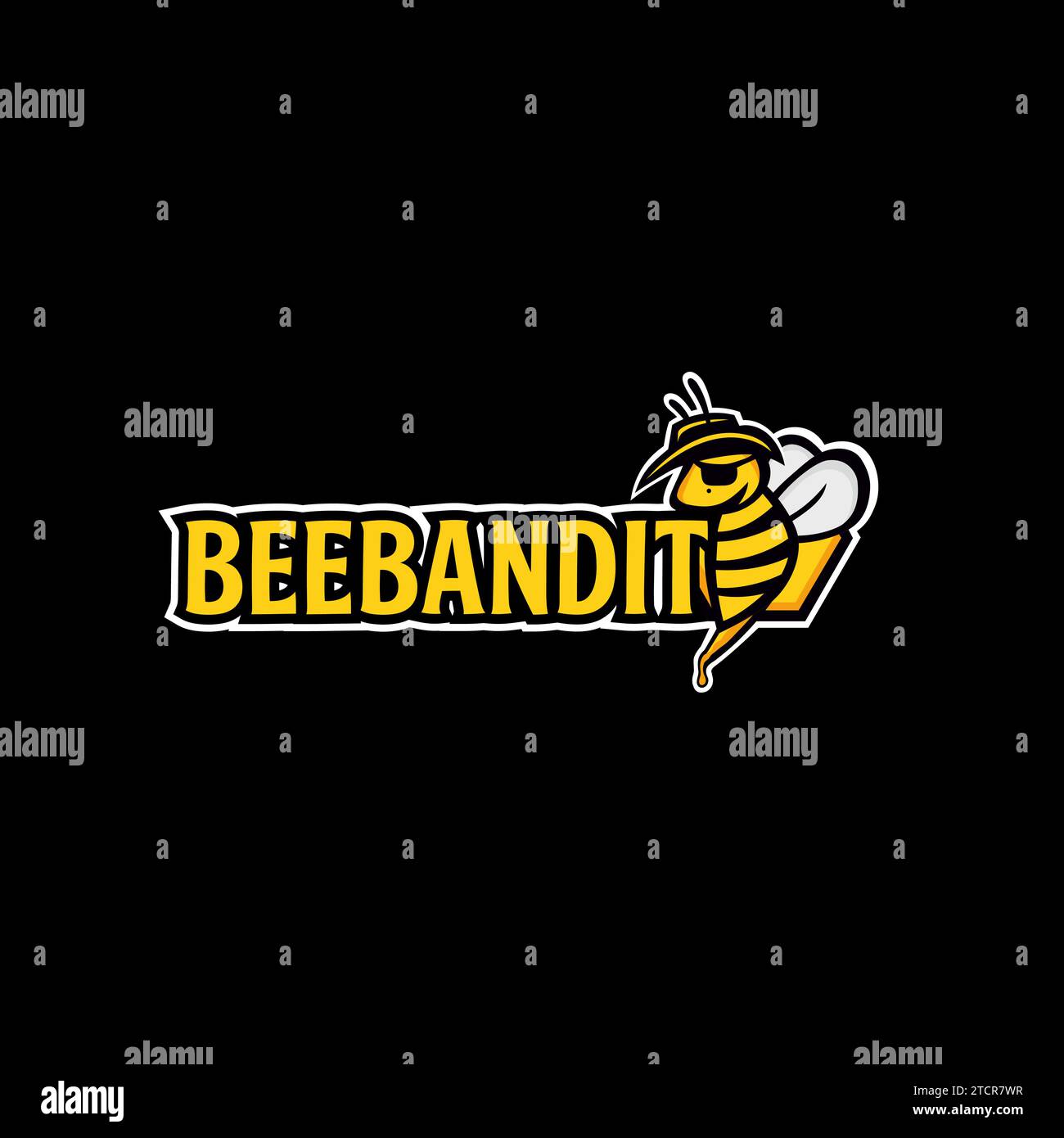 Daredevil Bandit/Thug/Pirate/Killer Bee Character Logo Vector With and ...