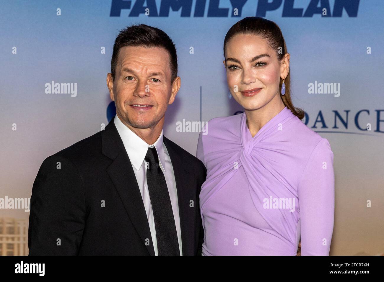 Las Vegas, USA. 13th Dec, 2023. Mark Wahlberg and Michelle Monaghan ...