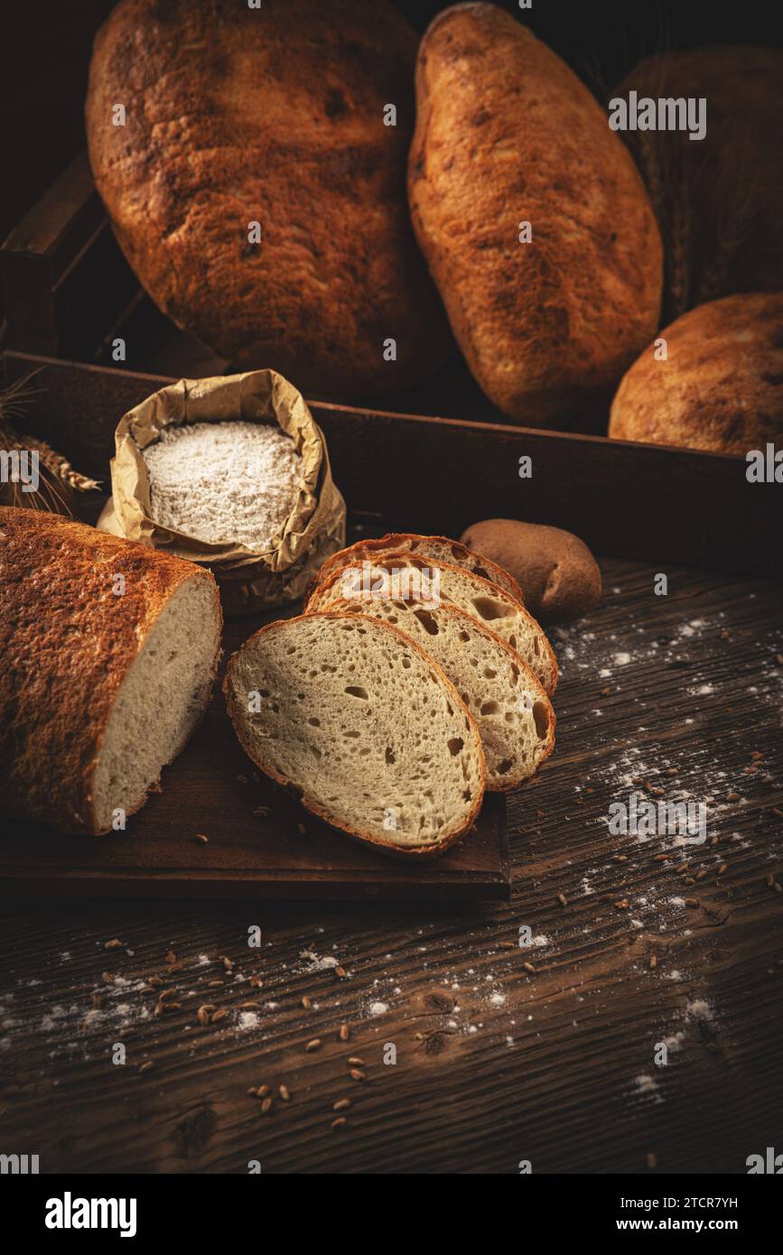 Whole grain breads fiber hi-res stock photography and images - Alamy