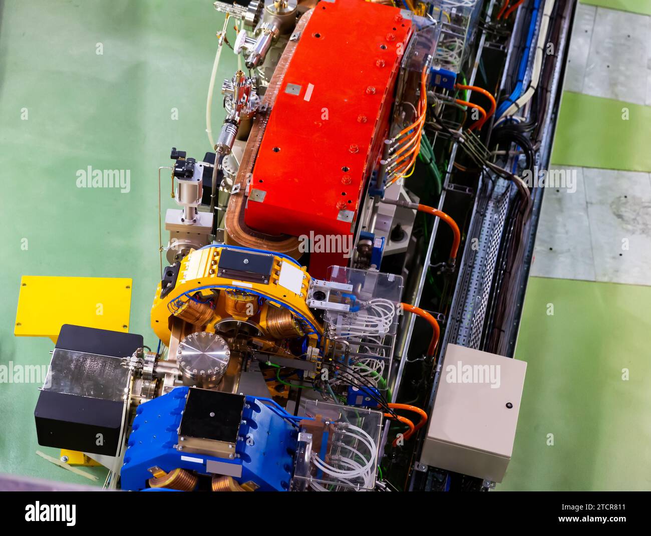 Tunnel of particle accelerator Stock Photo - Alamy