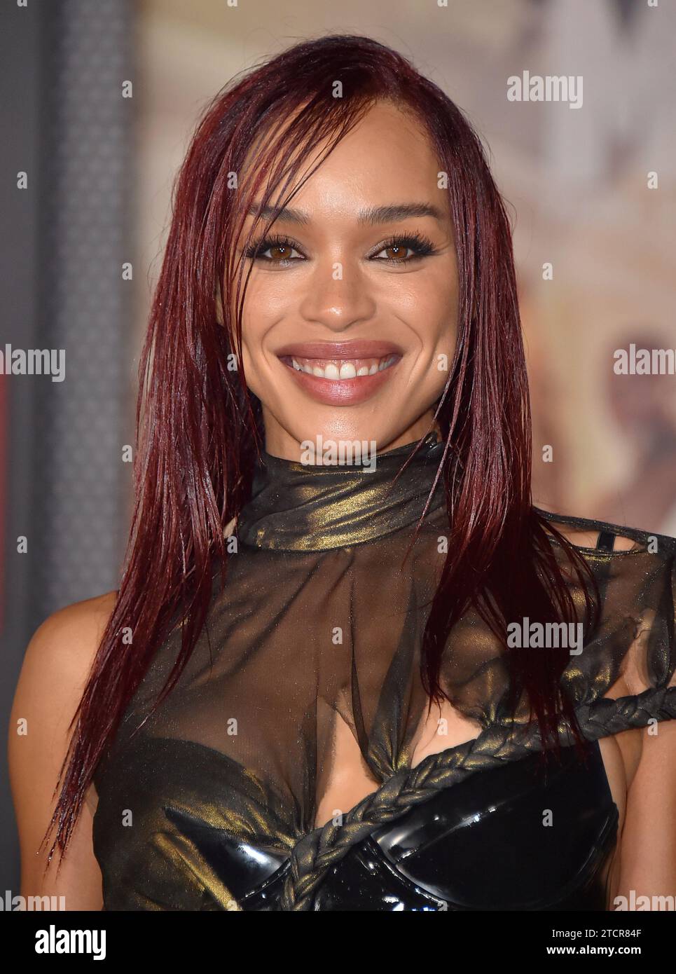 Cleopatra Coleman attends the premiere of "Rebel Moon - Part One: A ...