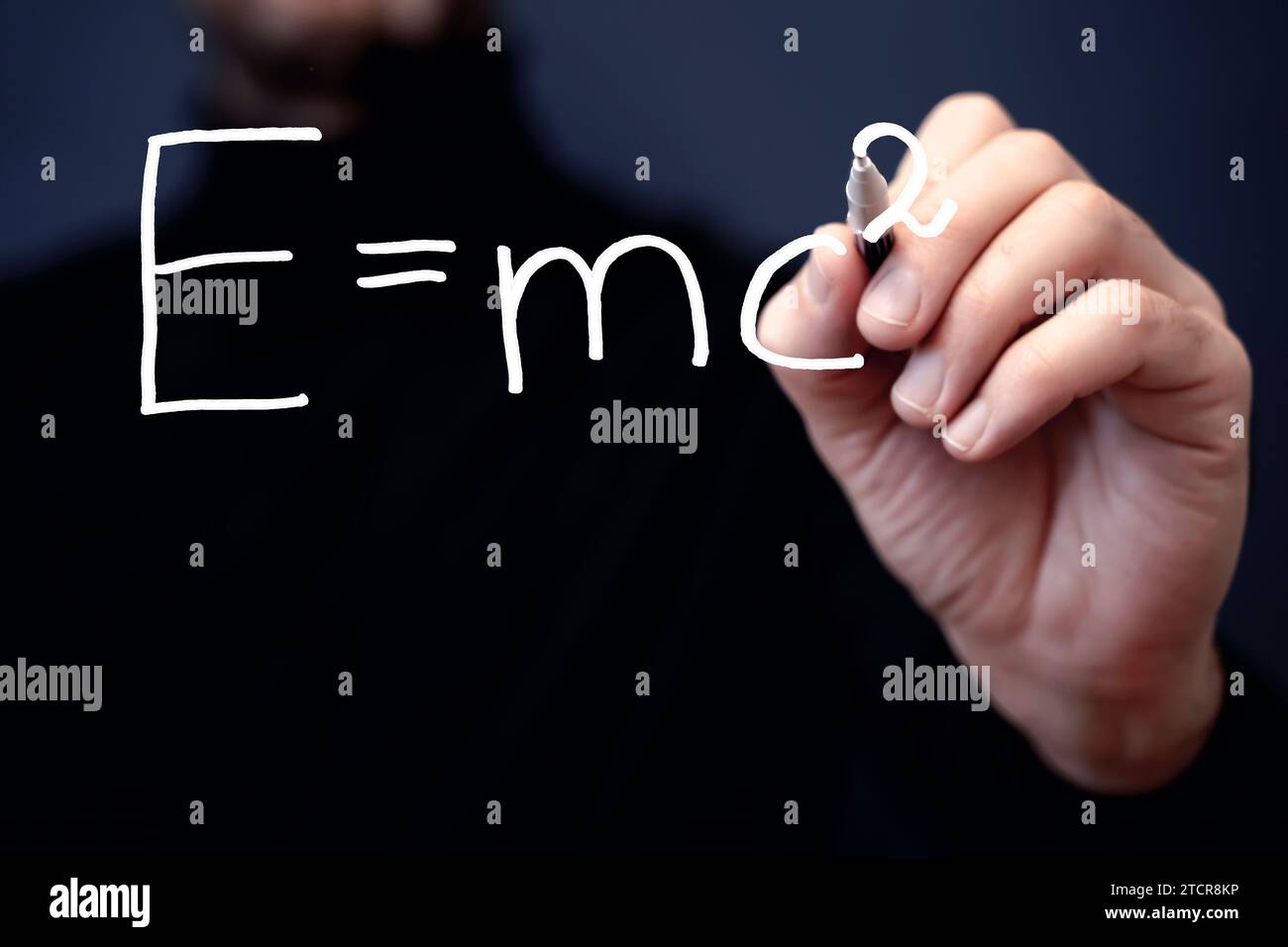 Science formula. Study of physics. Hand draws with pen. Knowledge ...