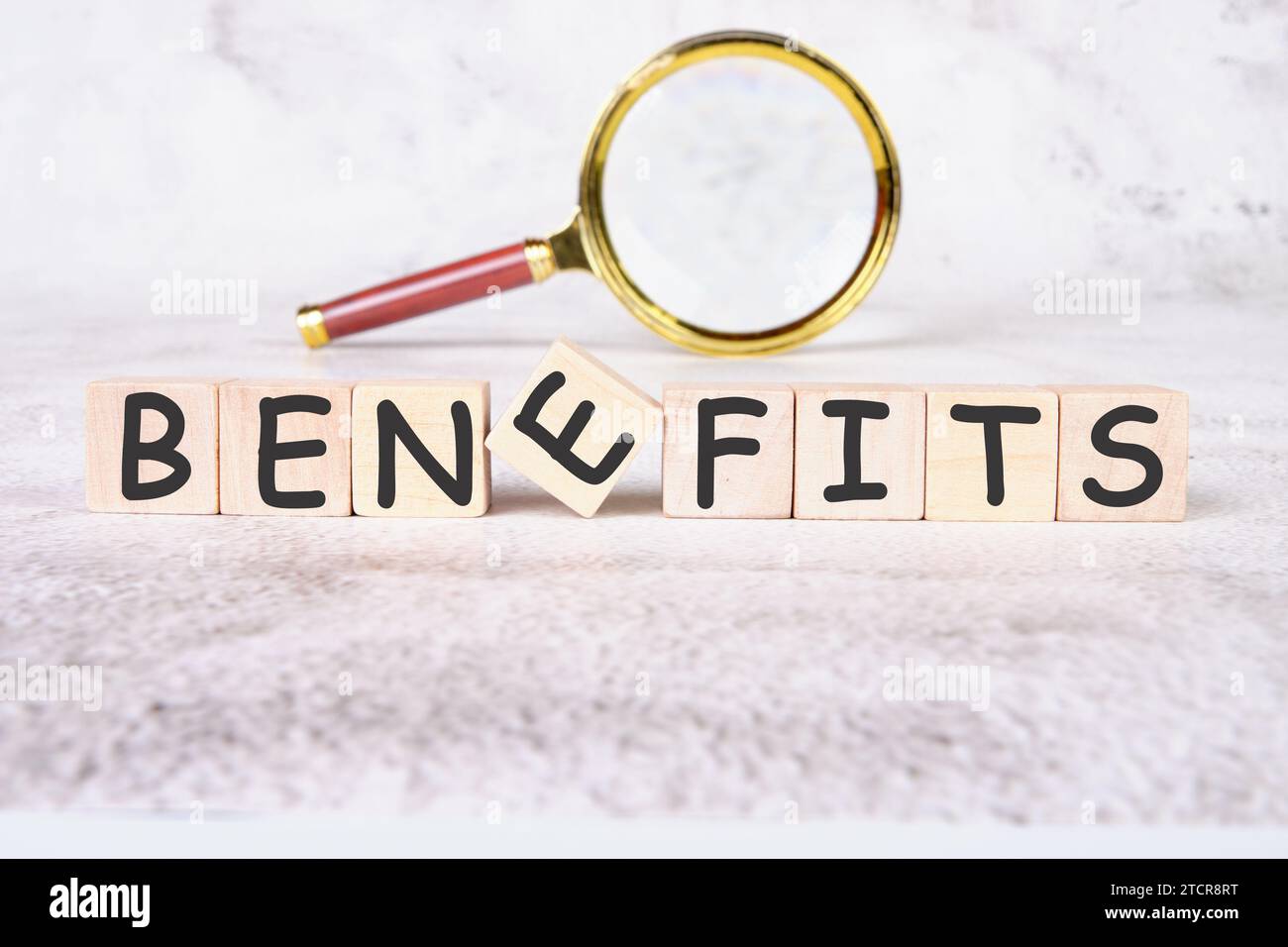 Employee benefits message written hi-res stock photography and images ...