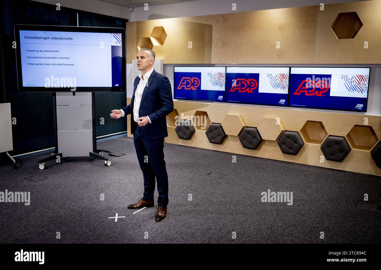 CAPELLE AAN DEN IJSSEL - Board member Mark Hax during an ADP press ...