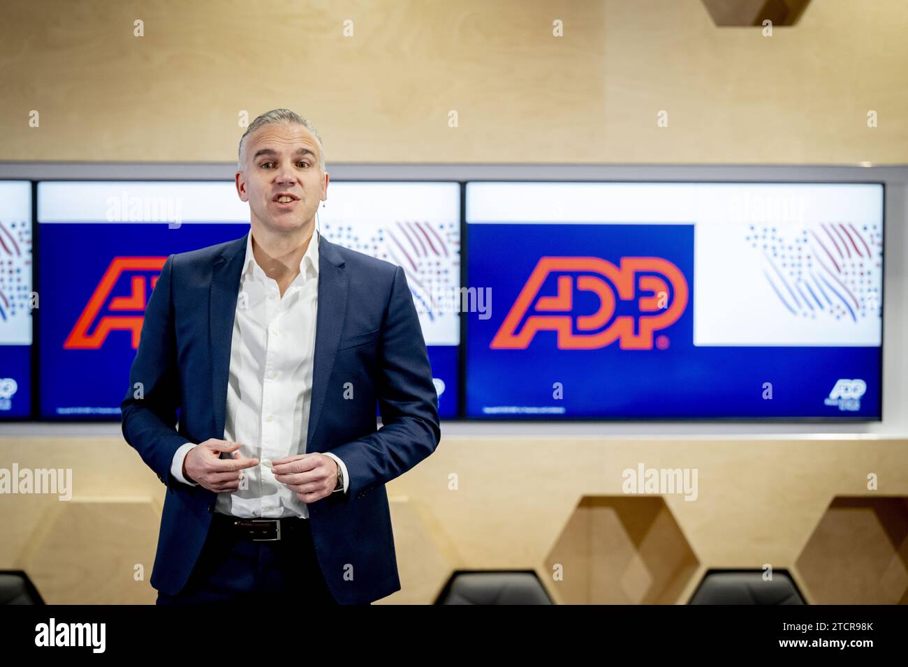 CAPELLE AAN DEN IJSSEL - Board member Mark Hax during an ADP press ...