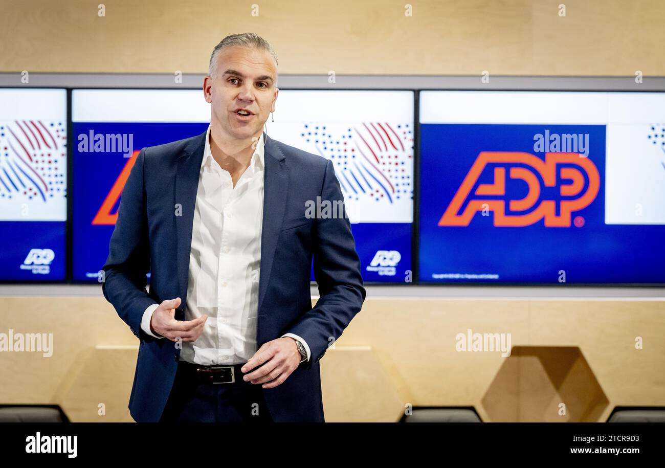 CAPELLE AAN DEN IJSSEL - Board member Mark Hax during an ADP press ...
