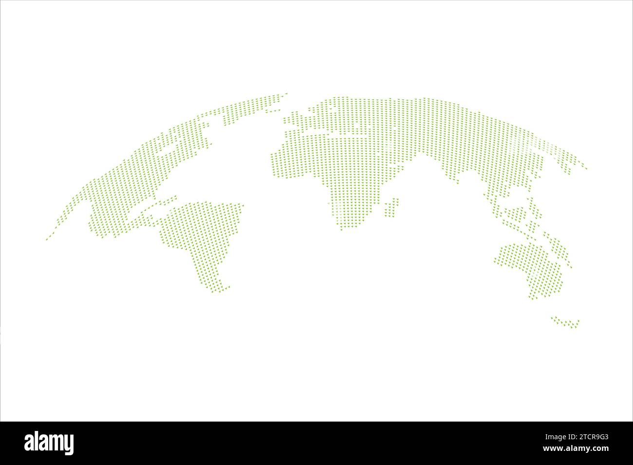 digital dotted world map vector background design illustration Stock ...