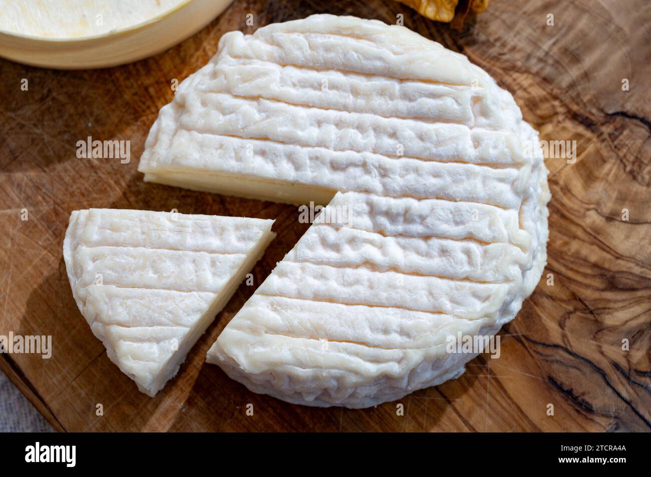 Cheese collection, French Perail les Buissieres white soft cheese made ...