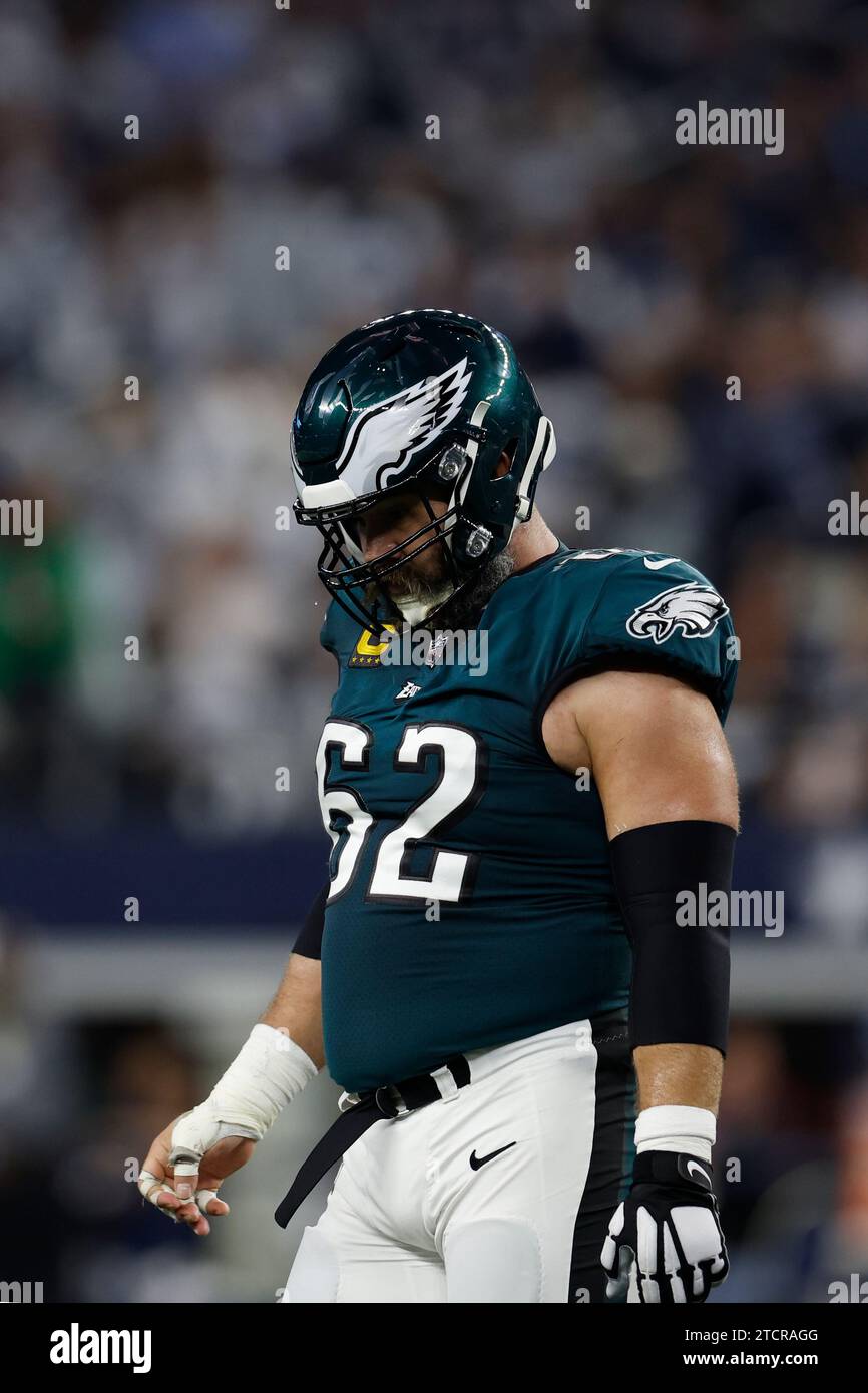 Philadelphia Eagles center Jason Kelce (62) during an NFL football game ...