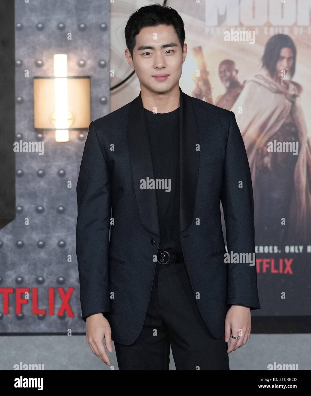 Los Angeles, USA. 13th Dec, 2023. Byeong Kyu Cho arrives at the Netflix ...
