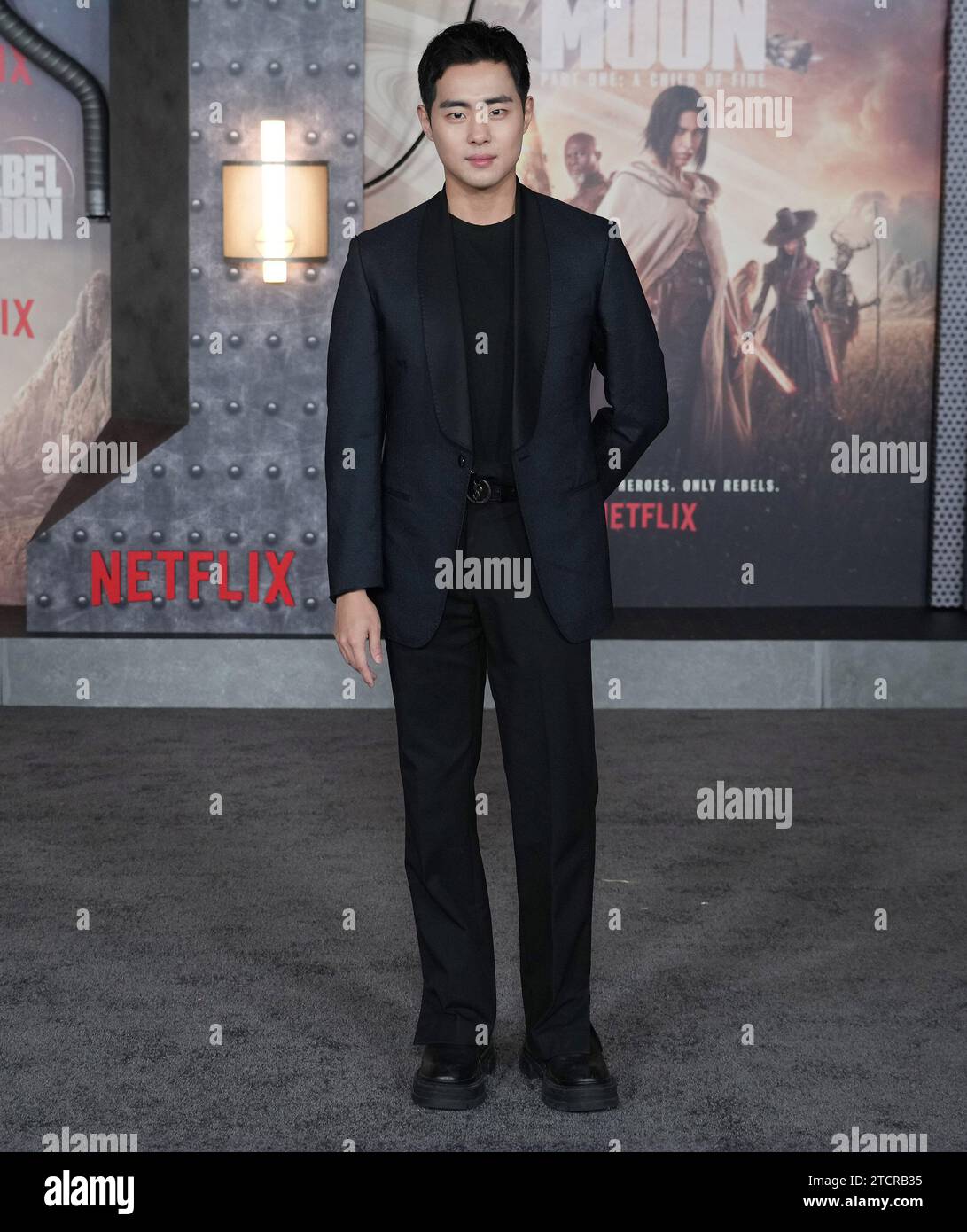Los Angeles, USA. 13th Dec, 2023. Byeong Kyu Cho arrives at the Netflix ...