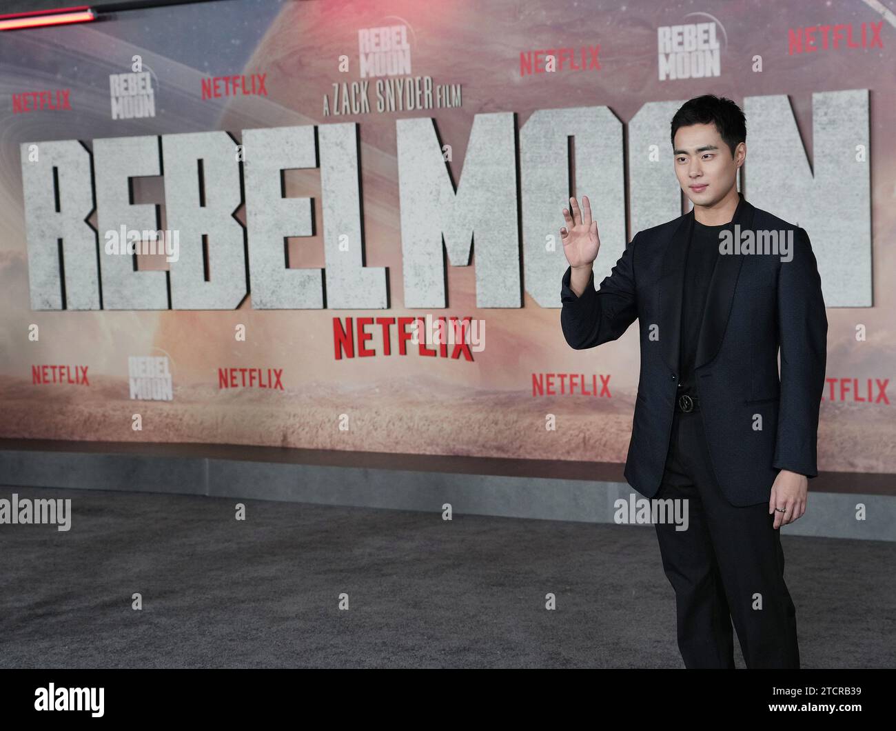 Los Angeles, USA. 13th Dec, 2023. Byeong Kyu Cho arrives at the Netflix ...